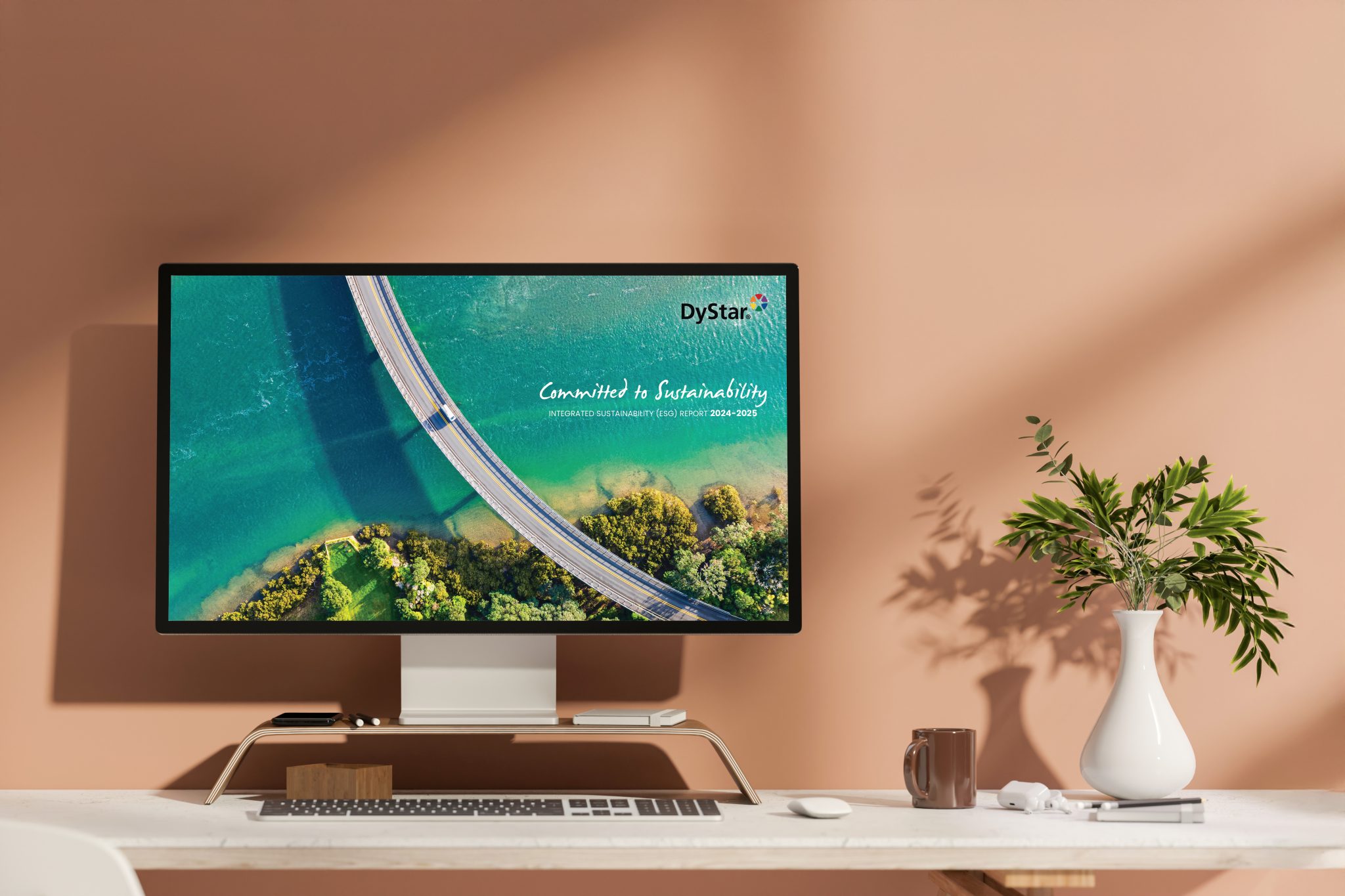 Sustainability Report 2024-2025 Cover - DyStar